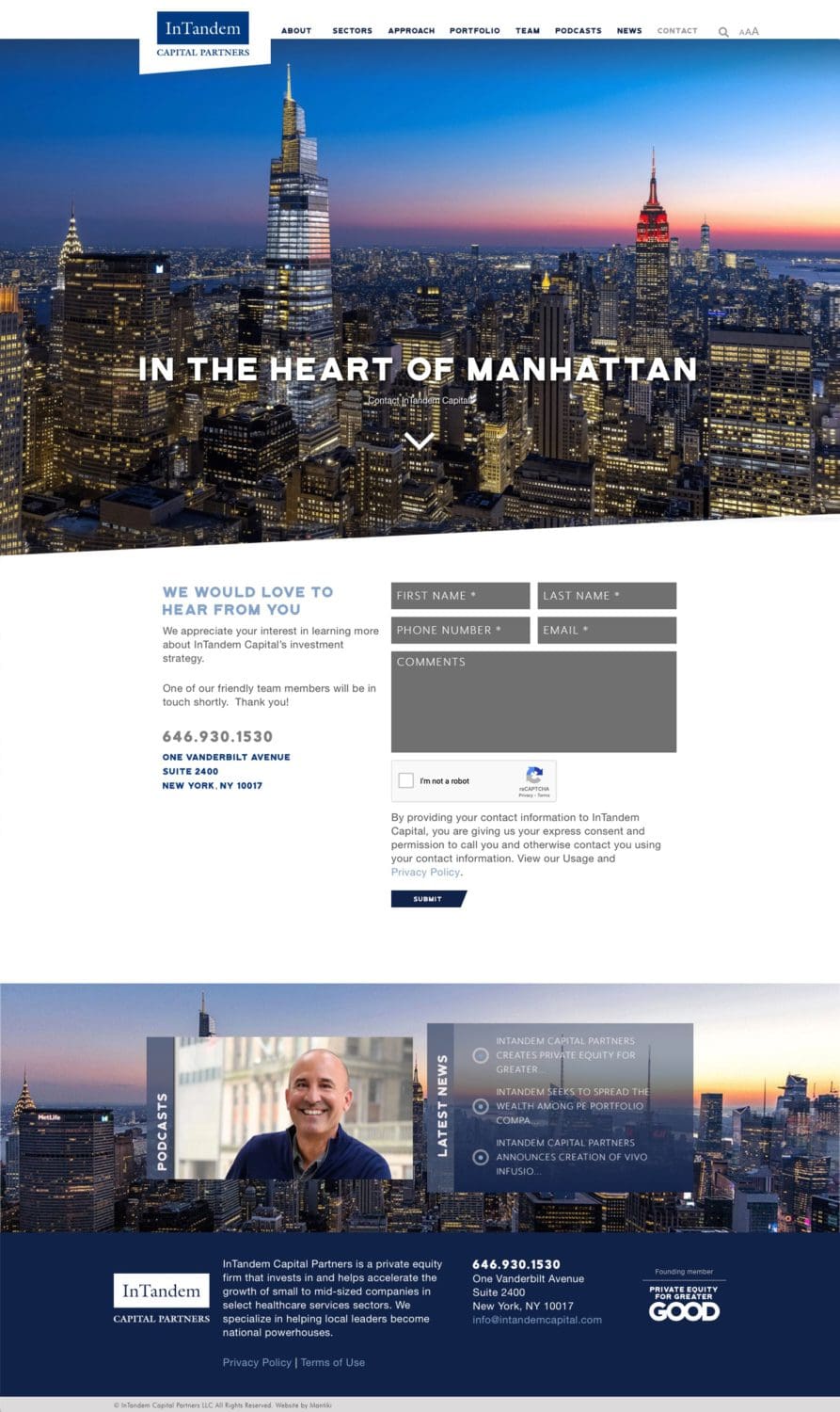 INTANDEM CAPITAL PARTNERS | Drake Newkirk